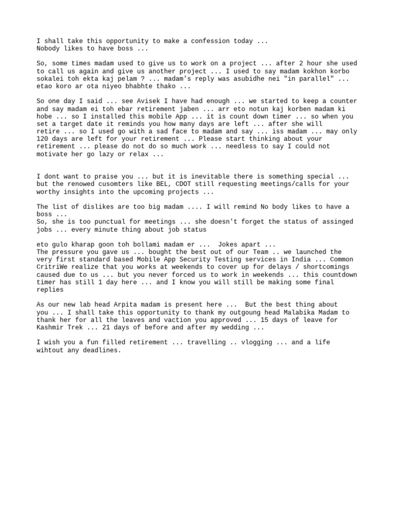 Speech | PDF