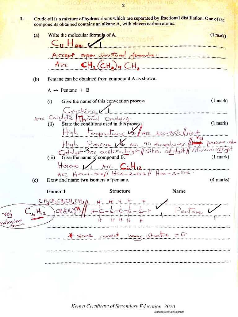 Chemistry PP2 MS | PDF