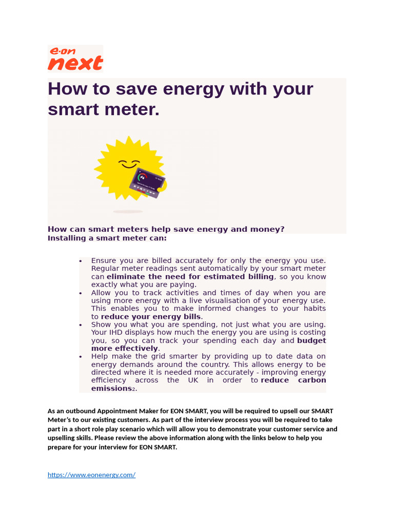 Smart Meter Candidate Information 2 1 | PDF