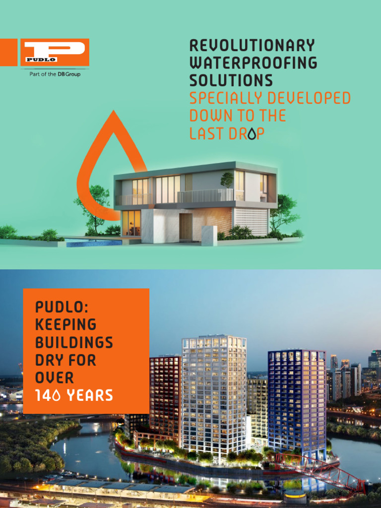 PUDLO Waterproofing Solutions Overview | PDF | Basement | Concrete