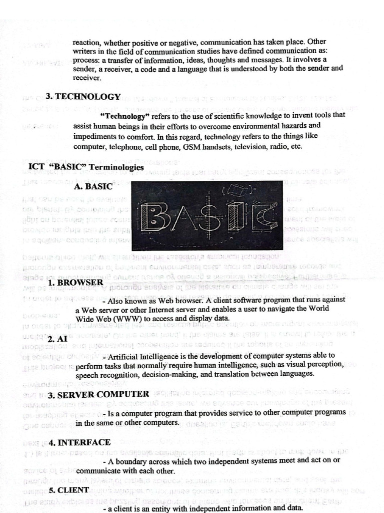 Lesson 1&2 (E-TECH) | PDF