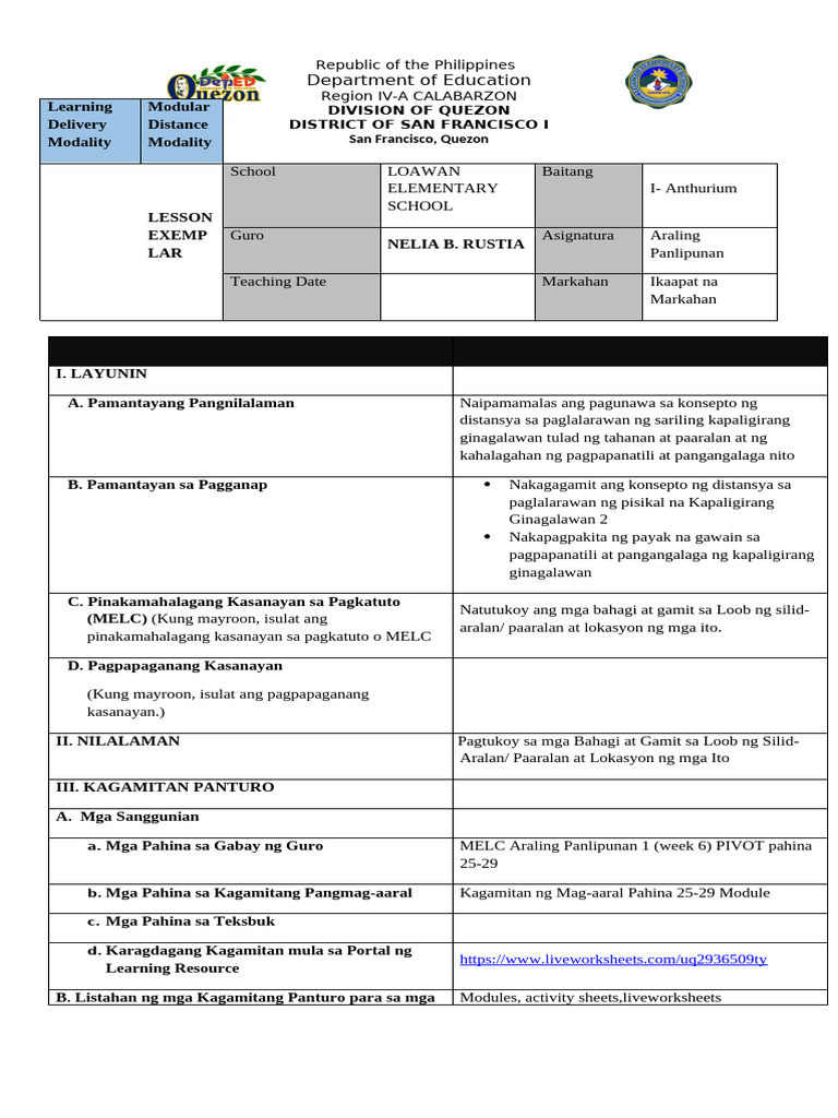 4th Quarter COT AP | PDF