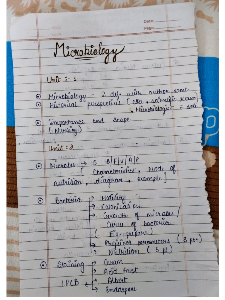 Microbiology 3rd Semester | PDF