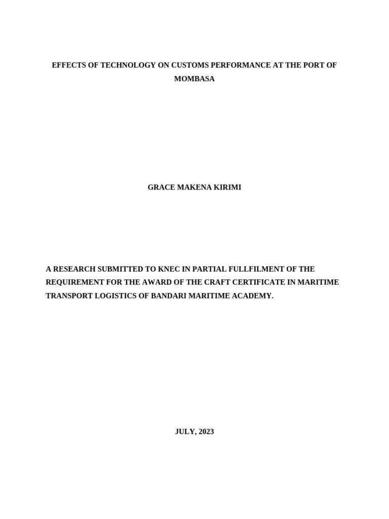 Trade Project Ch1 2 Pdf Statistics Quantitative Research