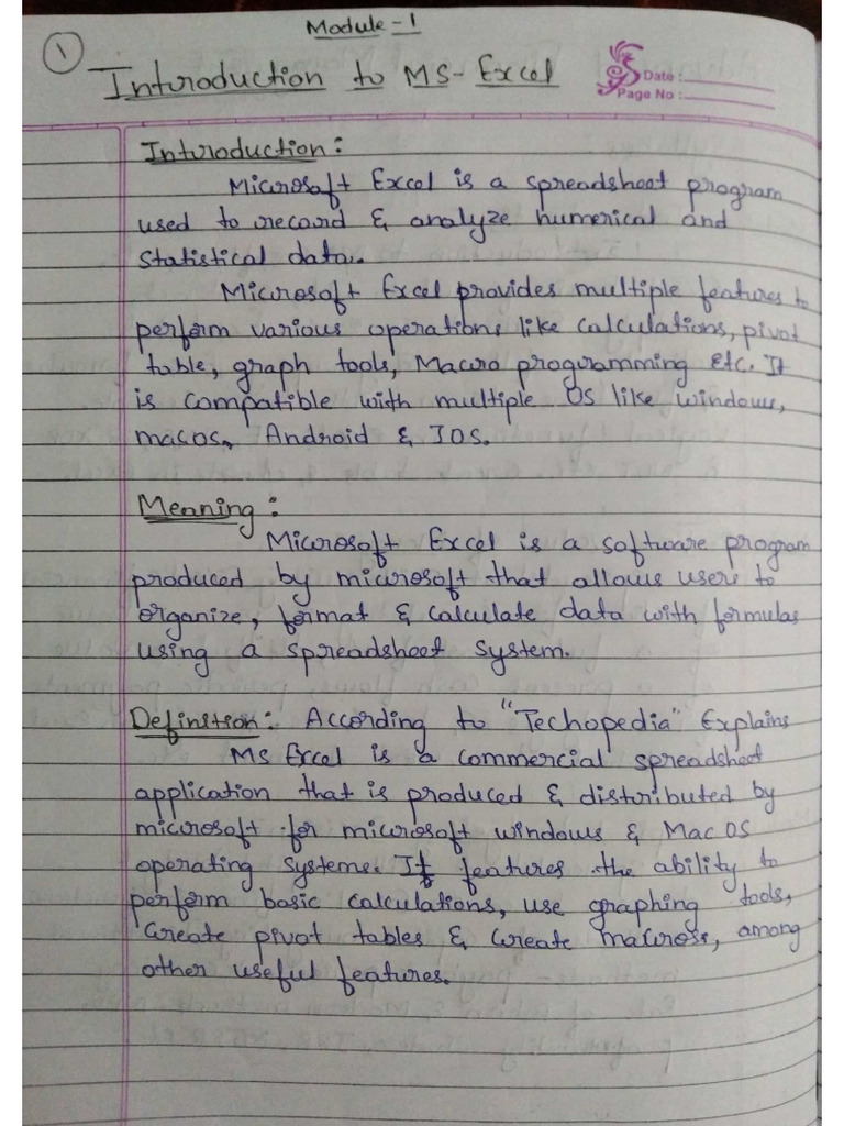 AFM Practical Notes | PDF