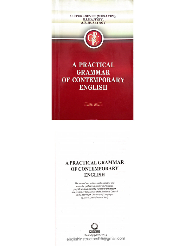 Contemporary English Grammar PDF | PDF