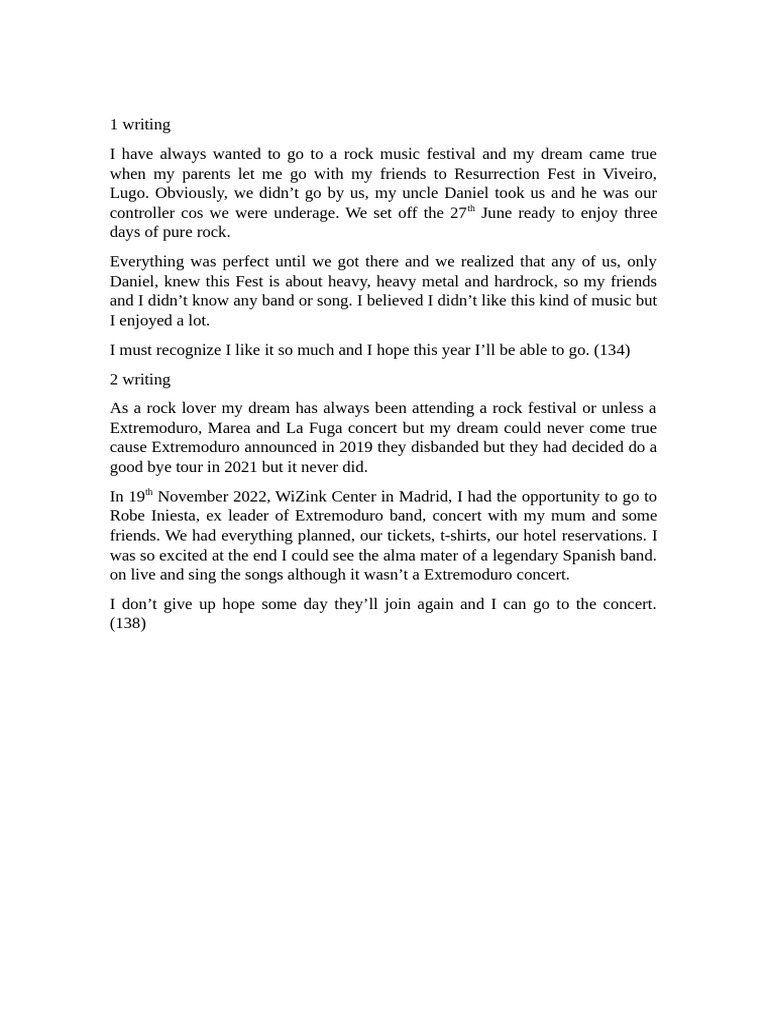 Writing Vale Alber | PDF