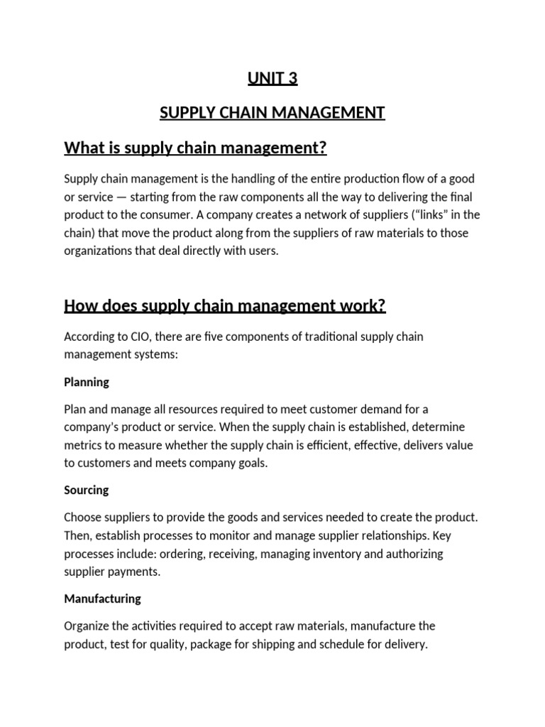Understanding Supply Chain Management | PDF | Logistics | Internet Of ...