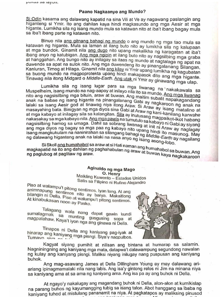 Paano Nagkaanyo Ang Mundo at Ang Aginaldo | PDF