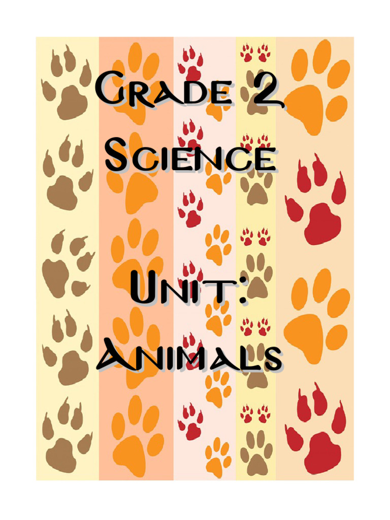 Grade2ScienceUnitonAnimals 1 | PDF | Reptile | Amphibian