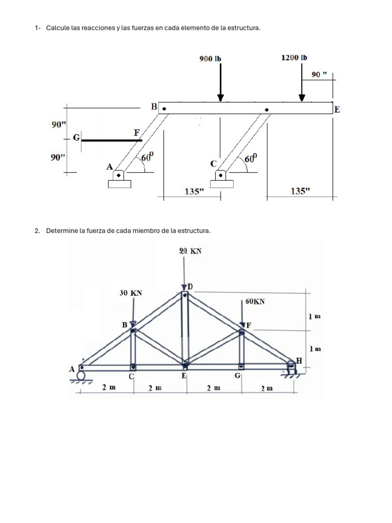 Estática 2 (2024-1) | PDF