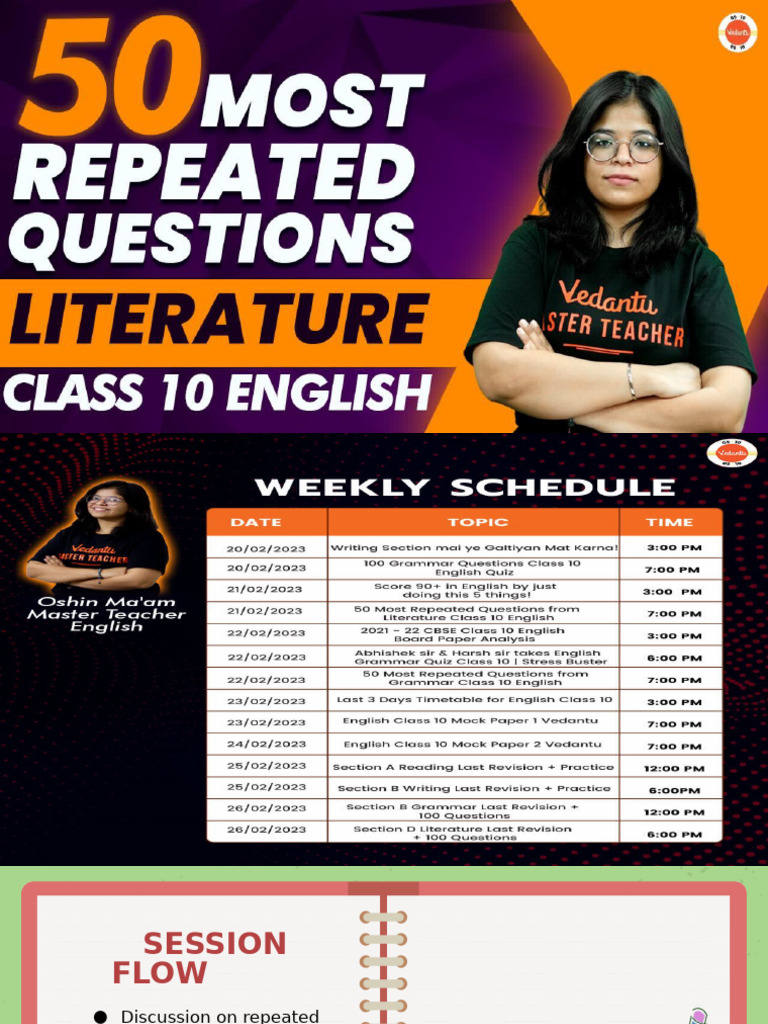 Most Repeated 50 Repeated Literature Questions. | PDF | Tiger