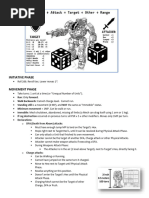 Lancer Rules Quick Reference Guide | PDF | Naval Mine