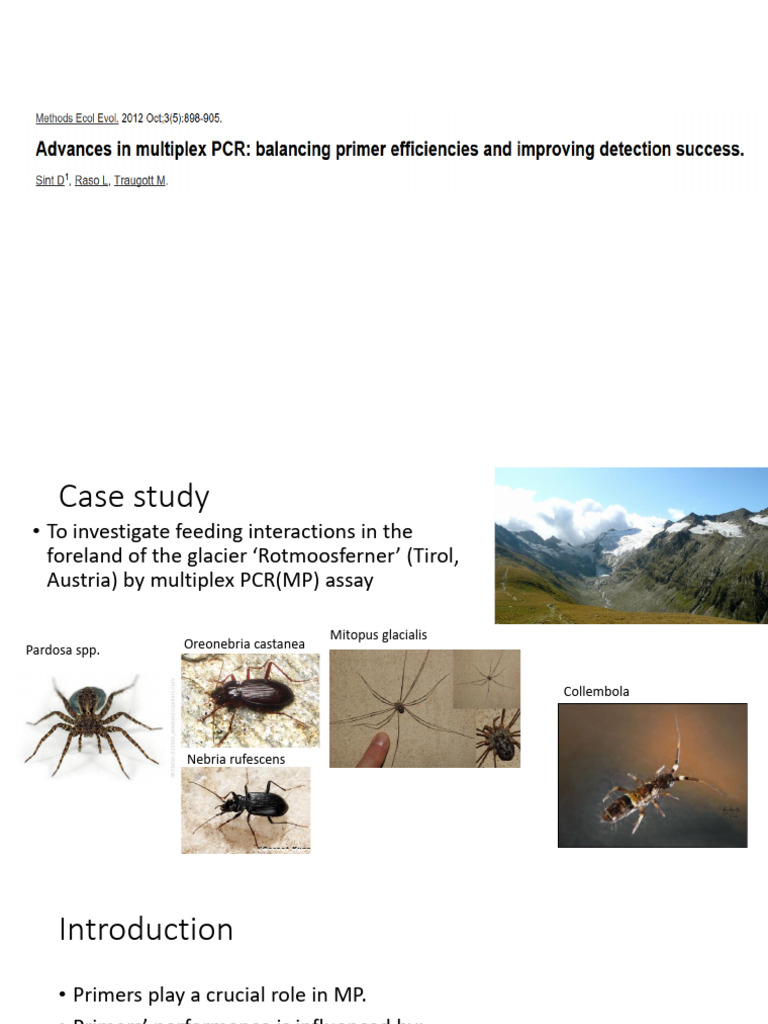 Optimizing Multiplex PCR Assays | PDF | Polymerase Chain Reaction ...