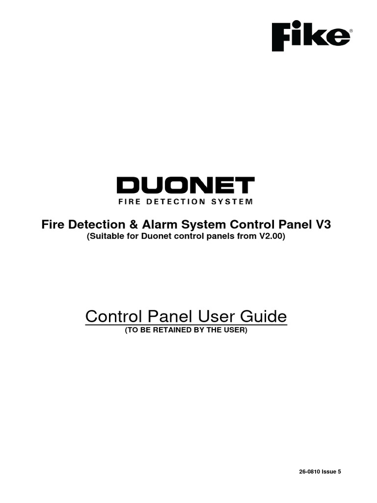 Fike Duonet Fire Control Panel User Manual | PDF | Computing