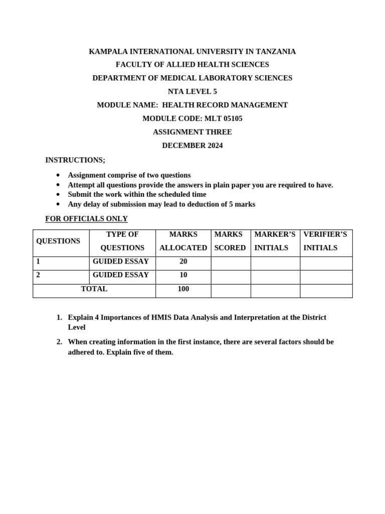 Assignment 3 QNS | PDF