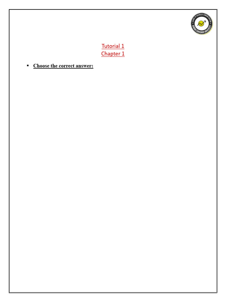 Tutorial 1 1 | PDF | Labour Economics | Capital (Economics)