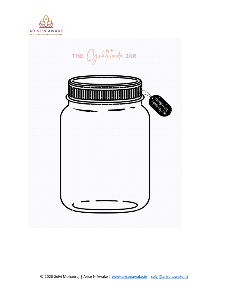 GRATITUDE JAR | PDF
