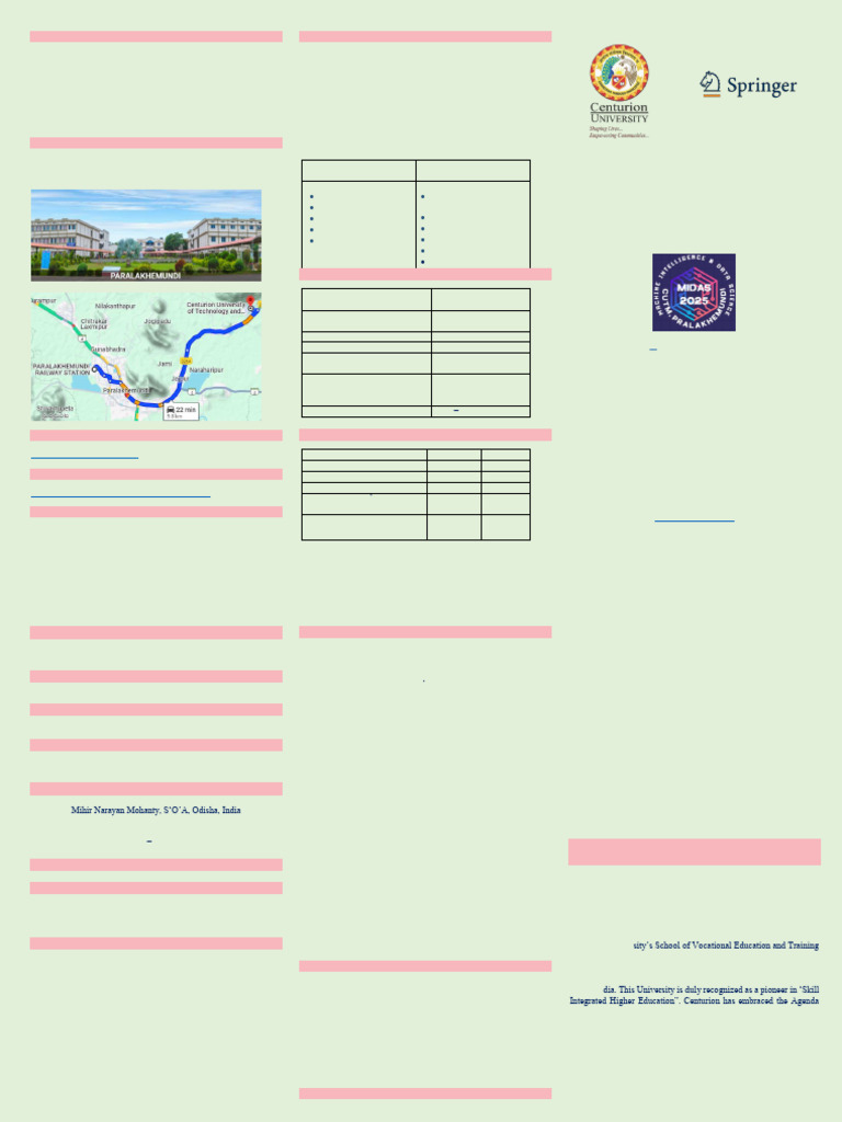 MIDAS-2025 Brochure Revised Dates | PDF | Data | Artificial Intelligence