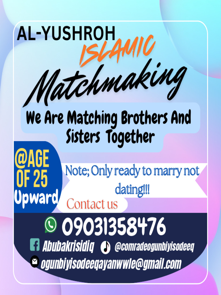 Sibling Marriage Matching Service | PDF