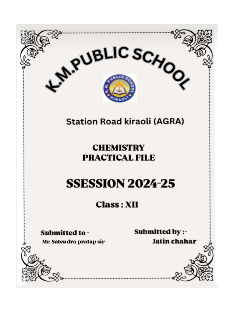 Chemistry File Main | PDF