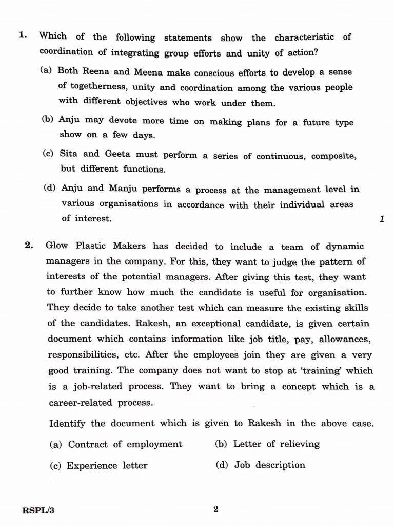 Mock 3 BST BST 2024 | PDF