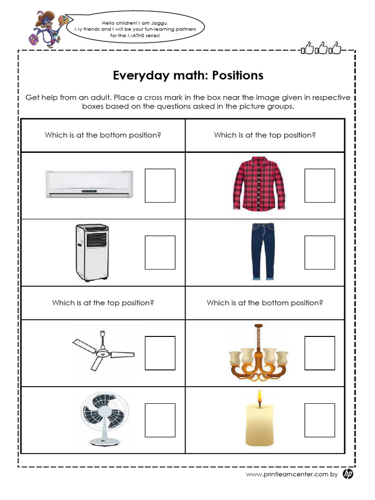 Everyday Maths Positions | PDF