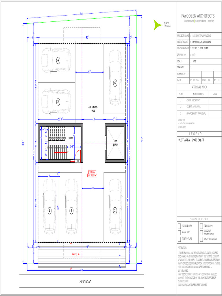 Stilt Floor Plan for Residential Building | PDF | Real Estate | Design