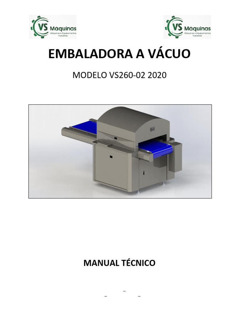 Manual Embaladora Tec. Vacuo 260 - 000115 | PDF | Válvula | Vácuo