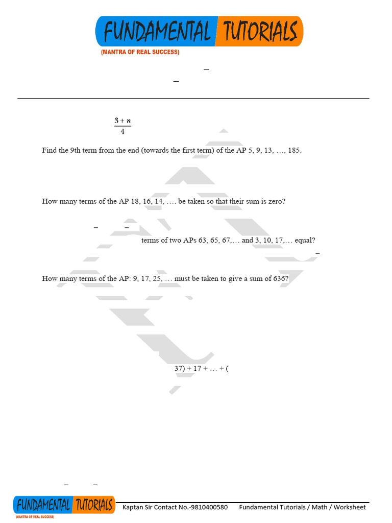 Arithmatic Pro. X | PDF | Mathematics | Arithmetic