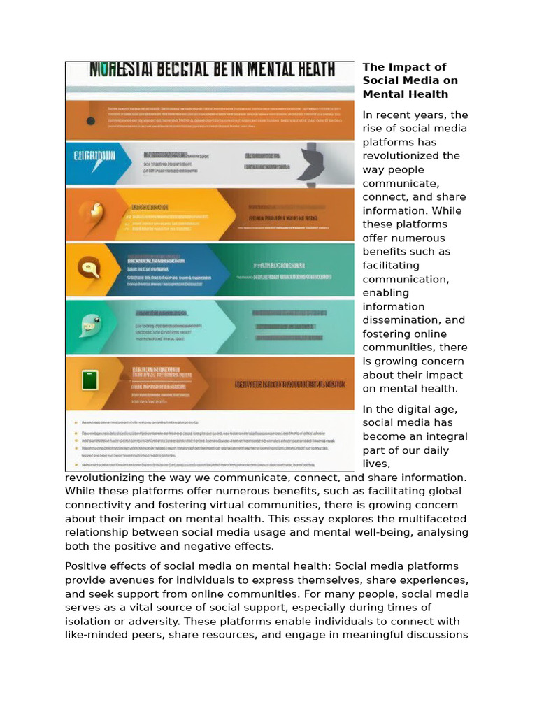 Social Media's Effects on Mental Health | PDF | Social Media | Popular ...