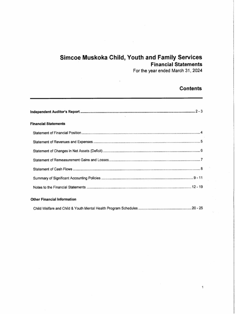 SMCYS Signed Financial Statements 2023 24 | PDF