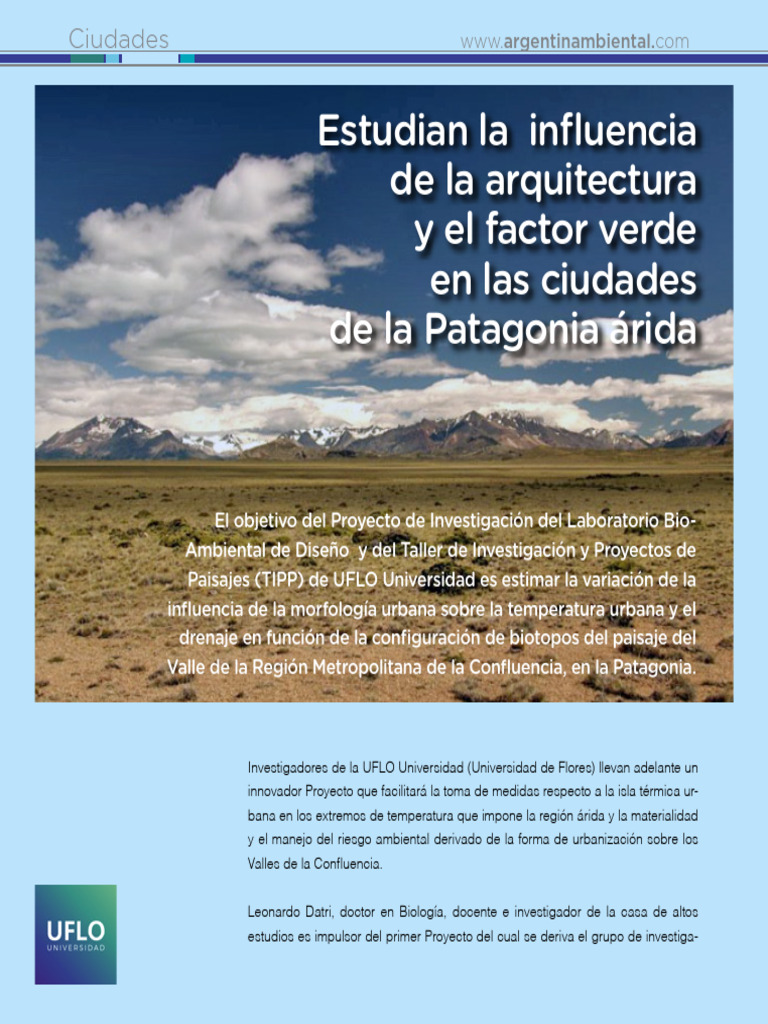 AA104-53-Estudian Arquitectura y El Factor Verde en Ciudades | PDF ...