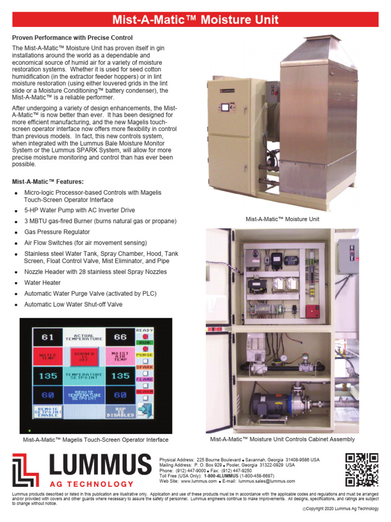 Moisture Unit | PDF | Valve | Water Heating
