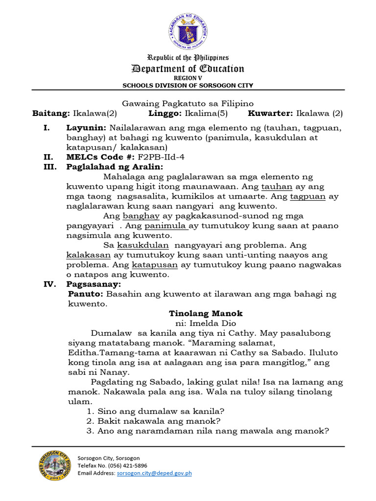 FIL2-Q2-ActSheet 5 | PDF