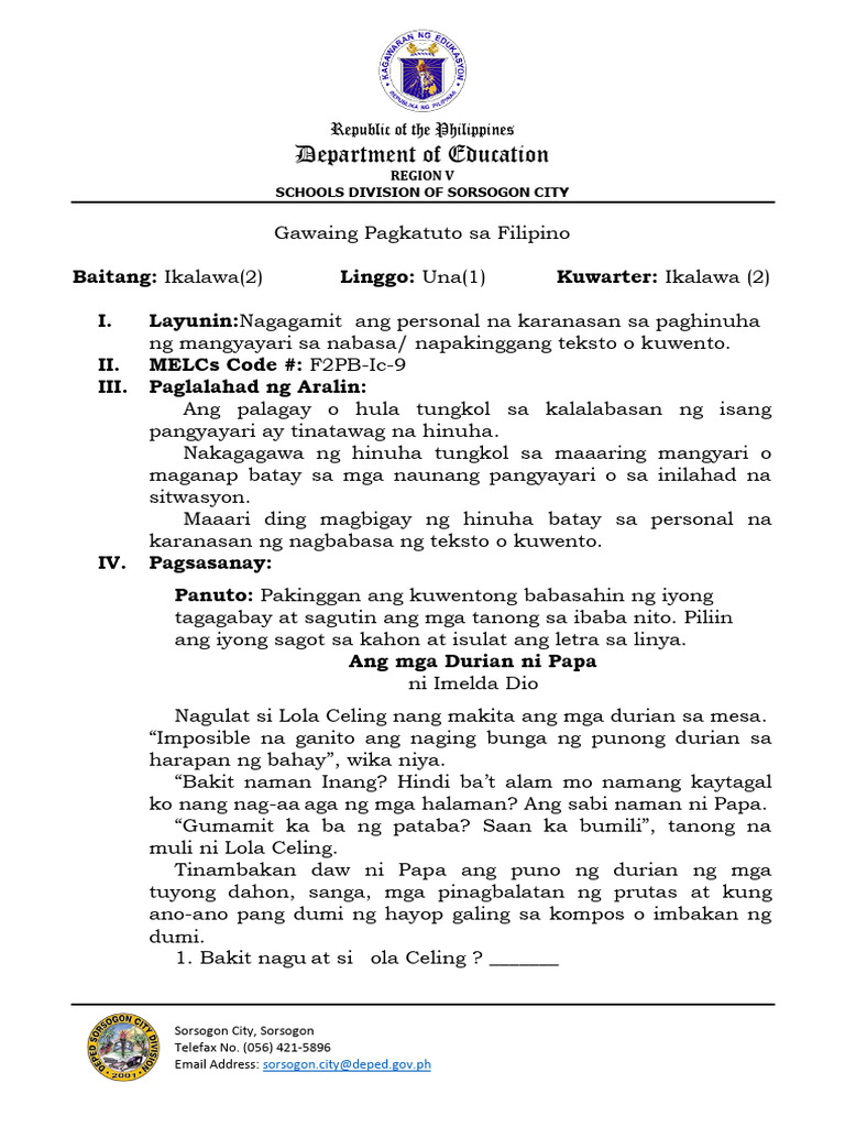FIL2-Q2-ActSheet 1 (2) | PDF
