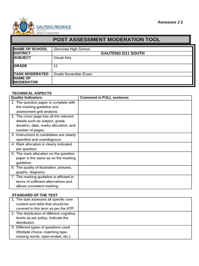 NEW Post Moderation Tool | PDF | Educational Assessment | Human ...