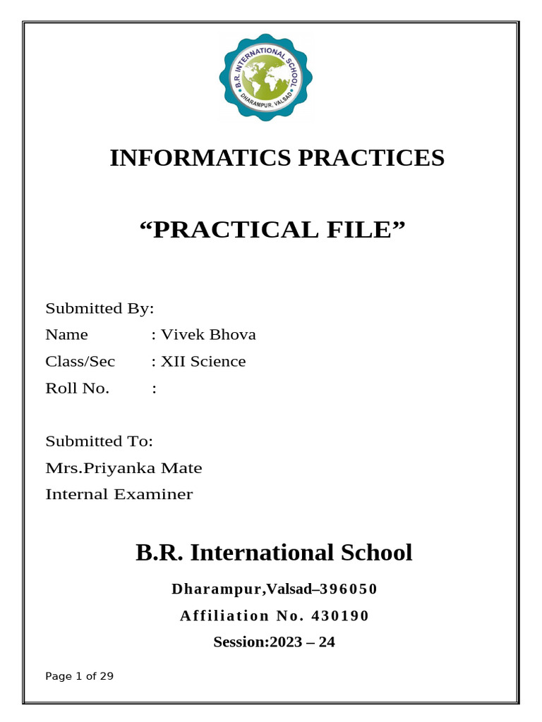 IP FINAL | PDF | Chart | Computing