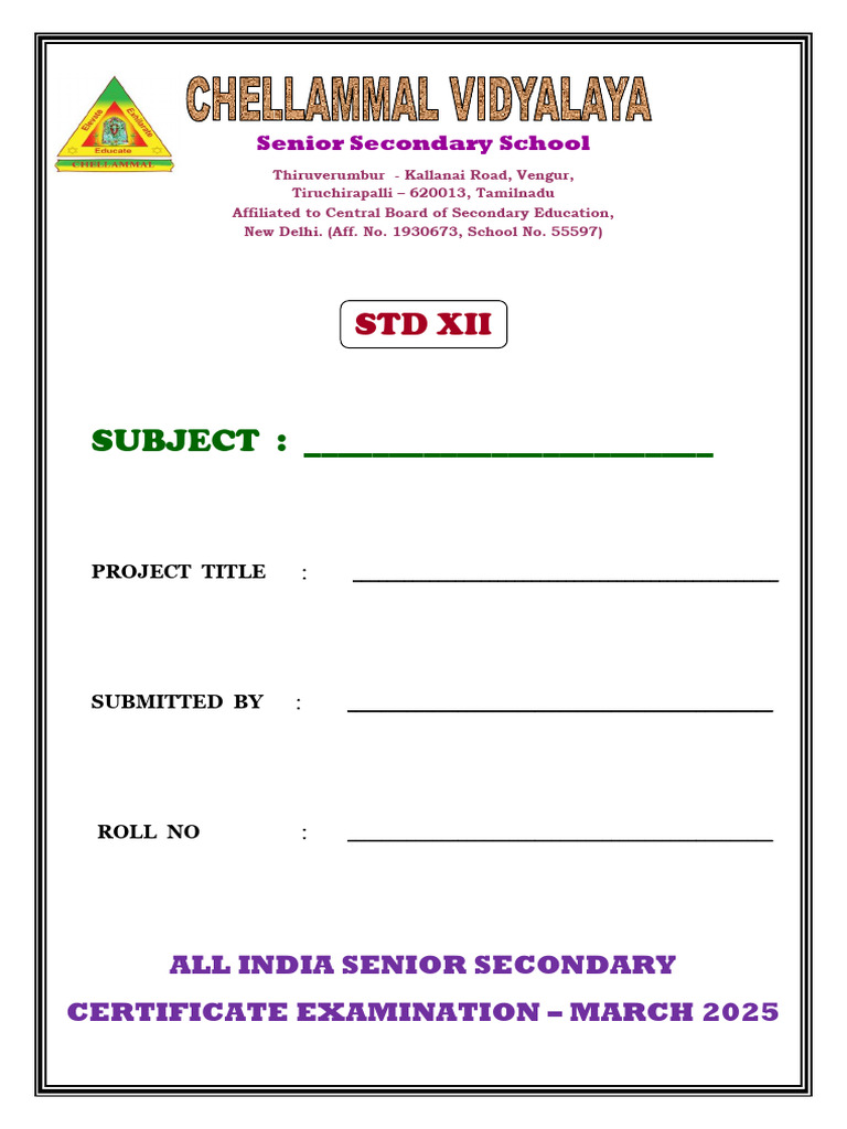 Project Cover Files | PDF