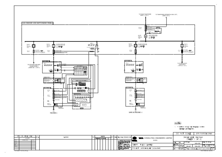 Tce.13583a-El-4001-Au-40001 (SLD SH 1 of 4) 1 | PDF