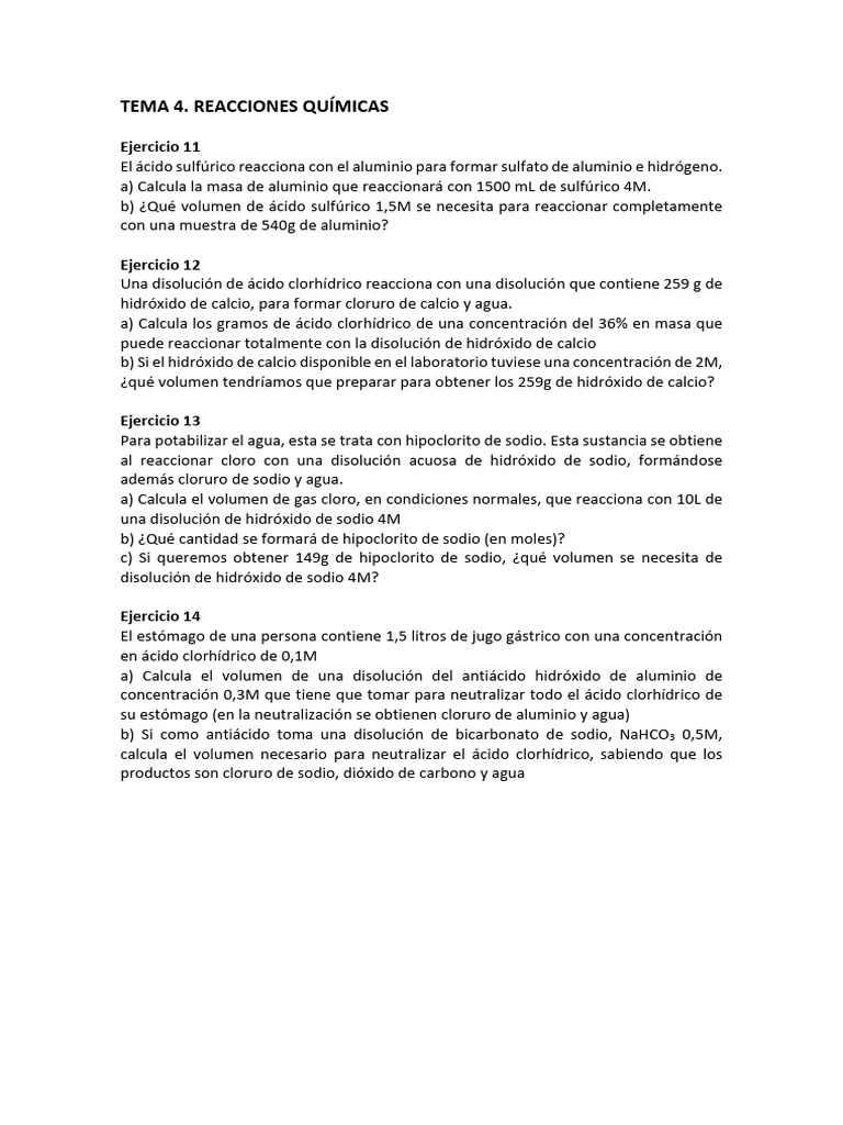 TEMA 4. Ejercicios 11-14 | PDF