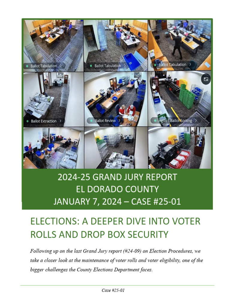 El Dorado Voter Roll Insights | PDF | Voter Registration | Department ...