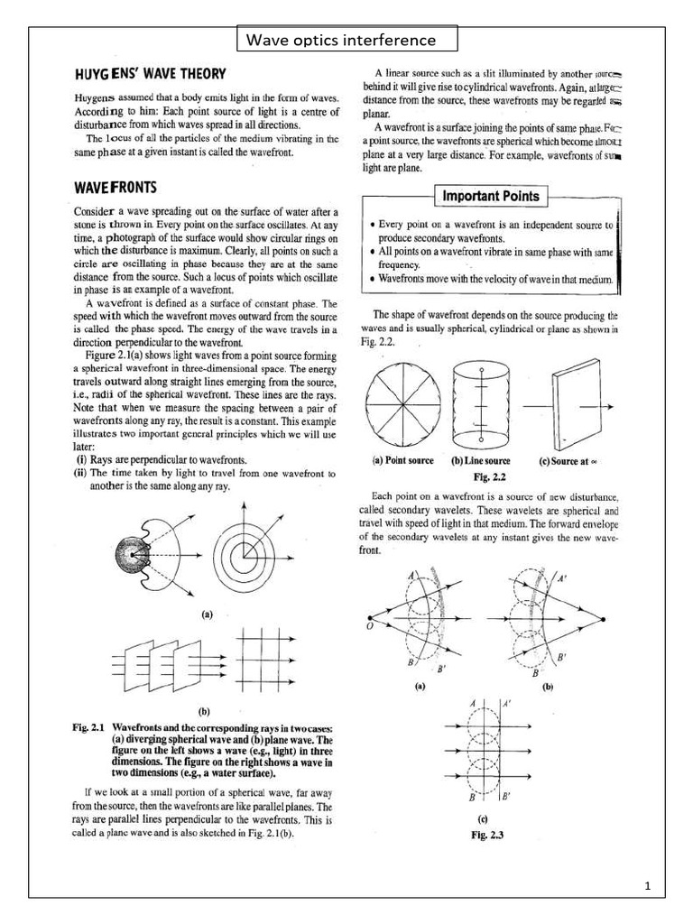 INTERFERENCE Notes Student | PDF