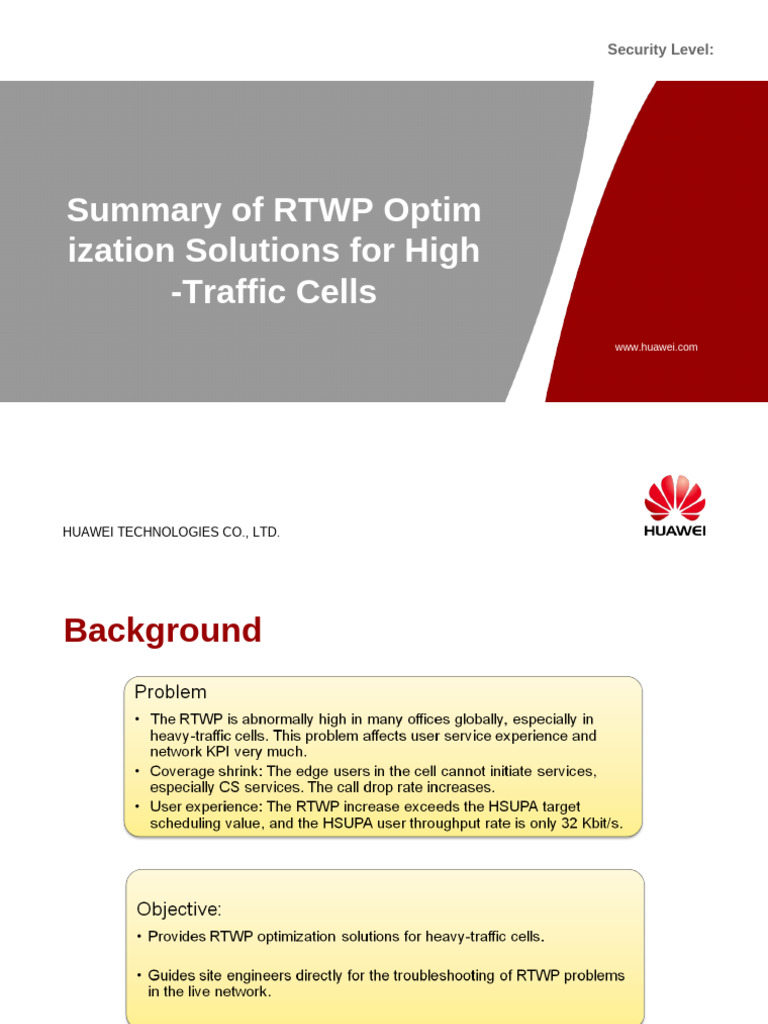 Attachment-16 Summary of RTWP Optimization Solutions For High-Traffic ...