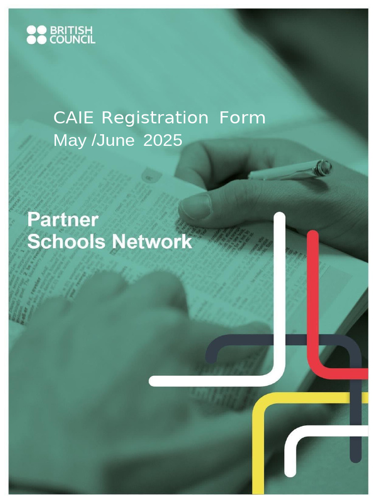 CIE Registration Form - MJ 2025 | PDF | Passport