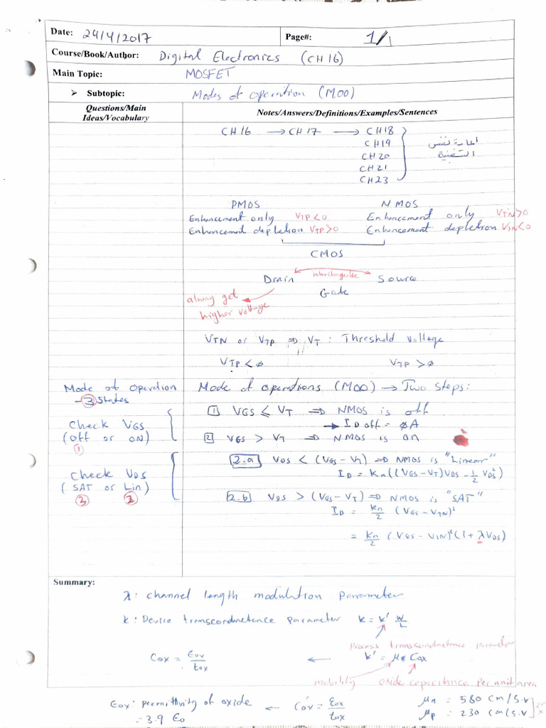 L15-MOS Logic Circuits - NC | PDF | Electrical Resistance And Conductance | Electrical Engineering
