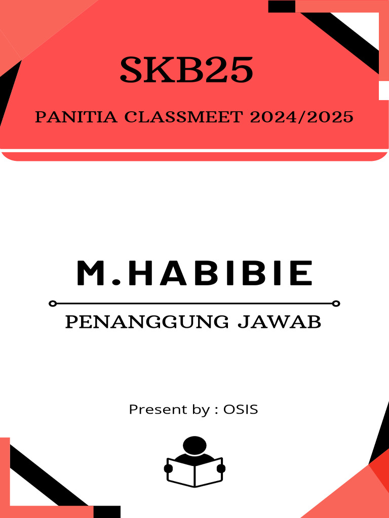 Name Tag Card Panitia Classmeet | PDF