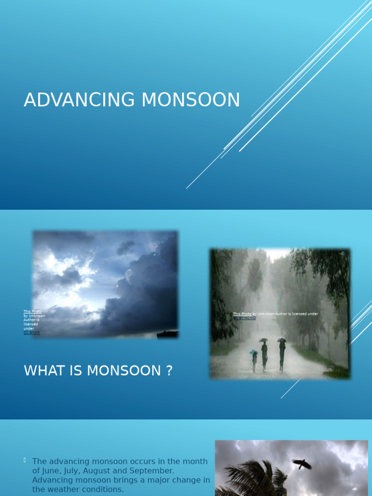 Advancing Monsoon | PDF | Monsoon | Rain