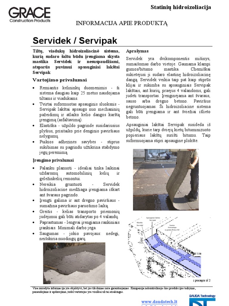 Servidek Servipac - Aprasas | PDF