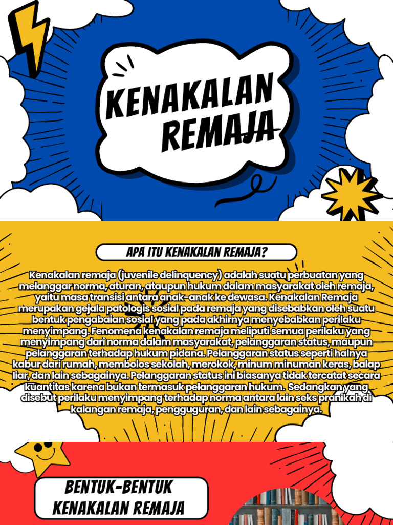 Memahami Kenakalan Remaja dan Penyebabnya | PDF